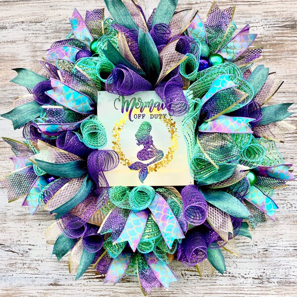 Mermaid Wreath - Etsy