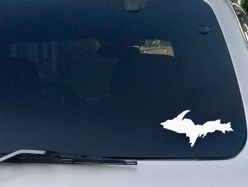 Upper Michigan Decal, MI Vinyl, Sticker, Car Window Decal, Bumper ...