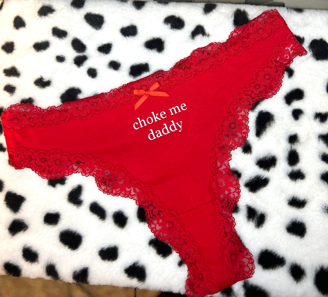 Daddy Panty Women Custom Panty Custom Thong Name Panty Name Thong