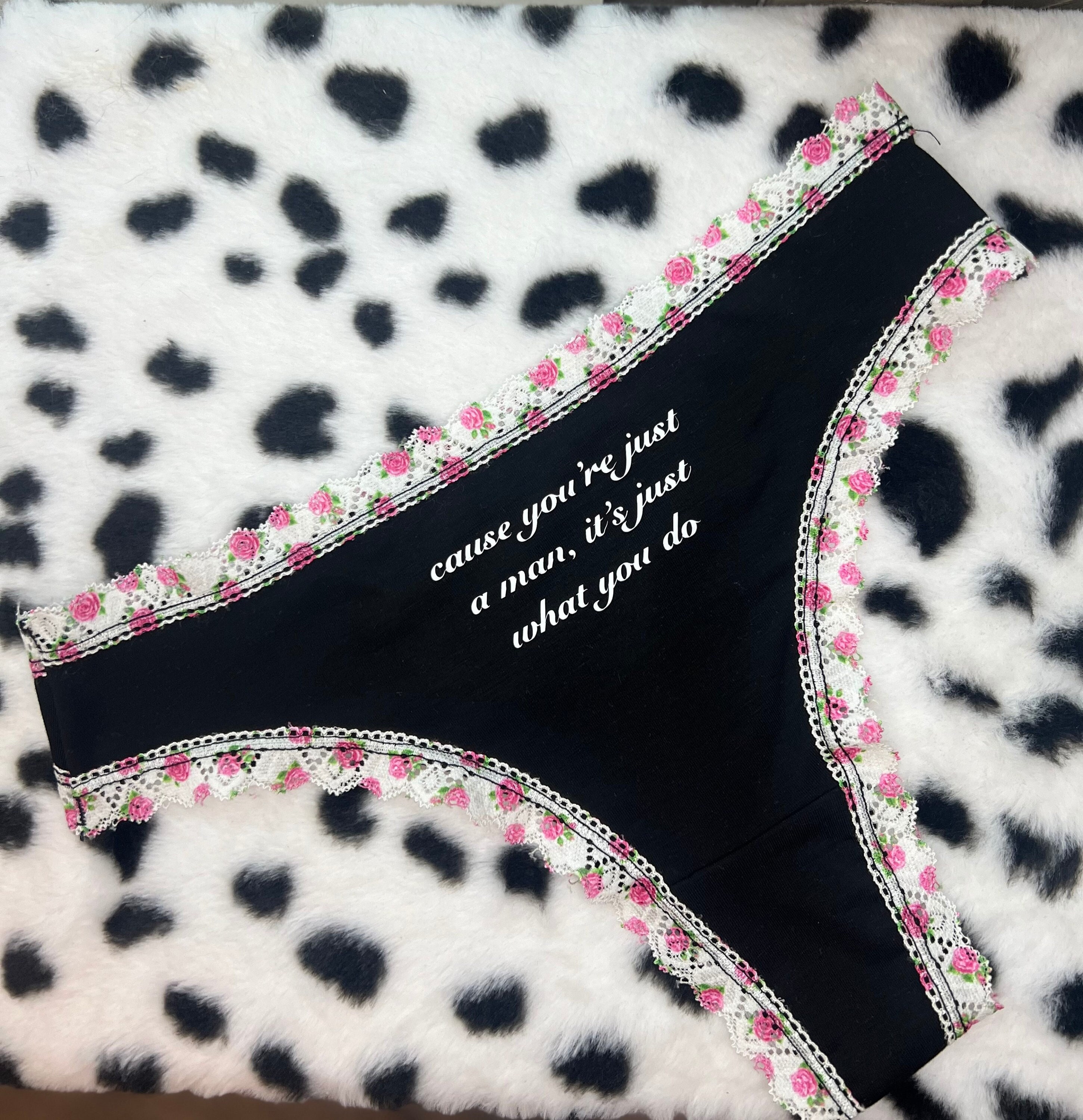 Funny Thong Women Custom Panty Custom Thong Name Panty Baby Tee ...