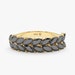 Marquise Black Diamond Ring, 14k Solid Gold, 1/2 Eternity, Fancy Black ...