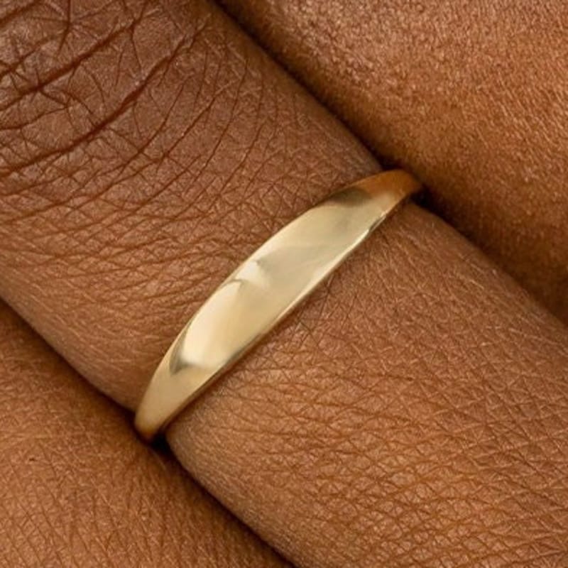Simple Gold Ring - Etsy