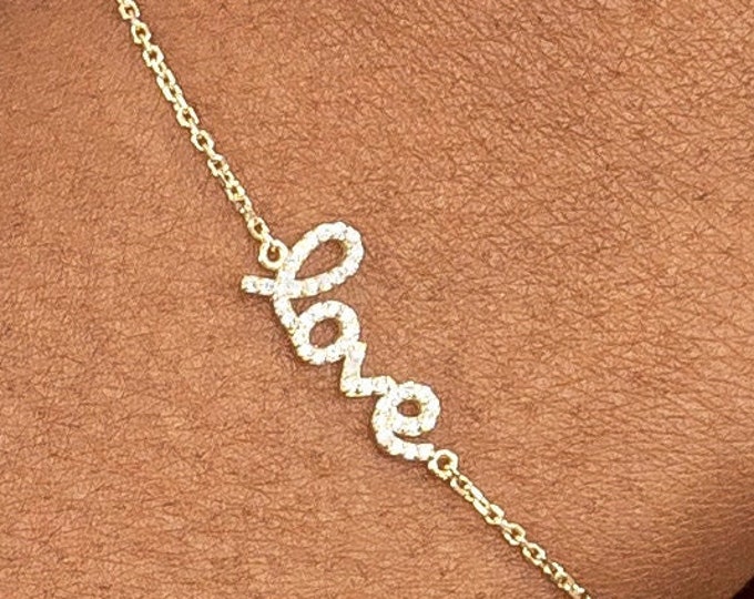 Gold Love Bracelet - Etsy