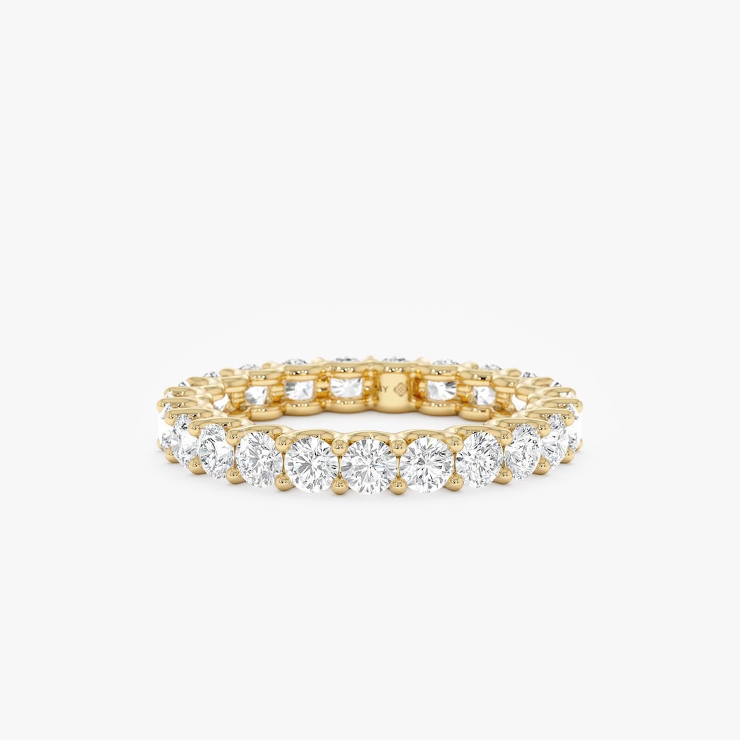 Diamond Eternity Ring, Wedding Ring, Lab-grown Diamonds, Bridal Jewelry ...