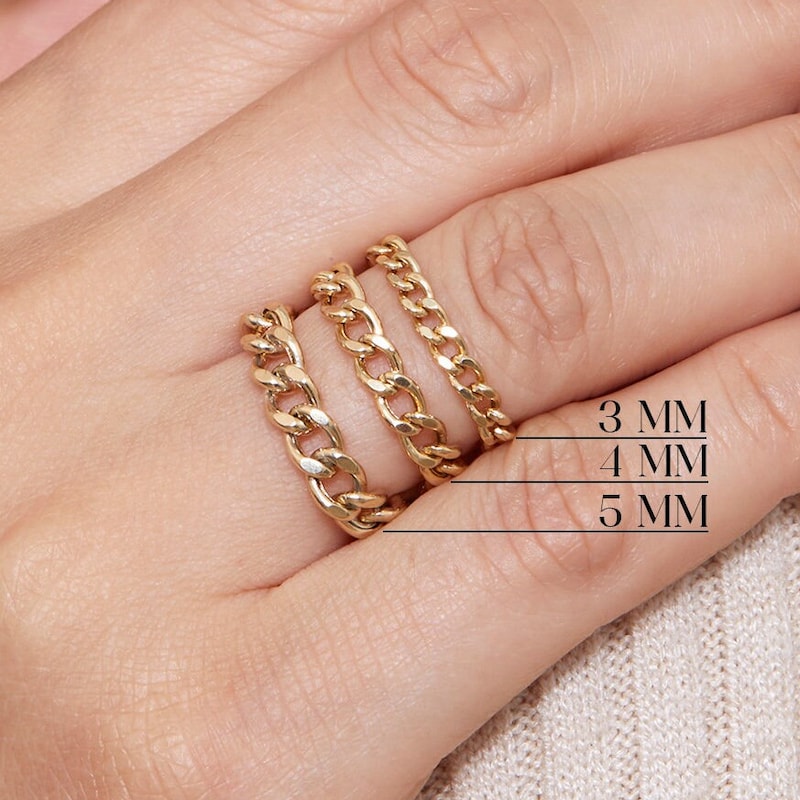 14k Gold Every Day Ring - Etsy