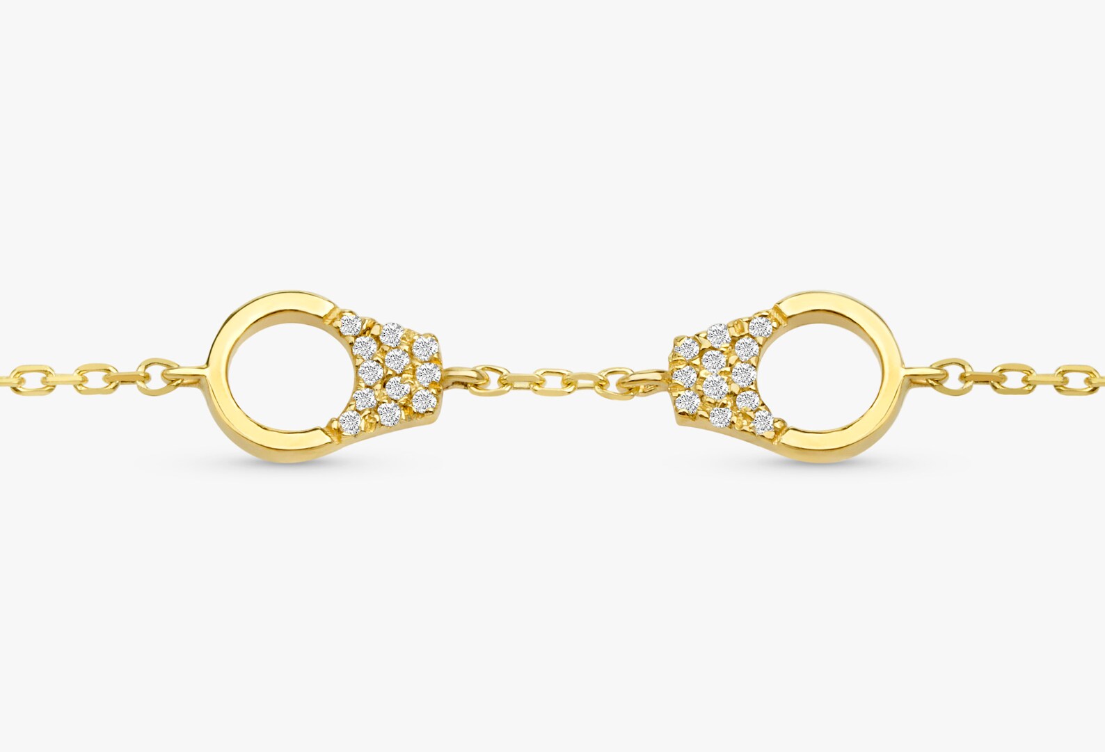 14k Diamond Handcuff Bracelet Dainty Diamond Bracelet Love - Etsy