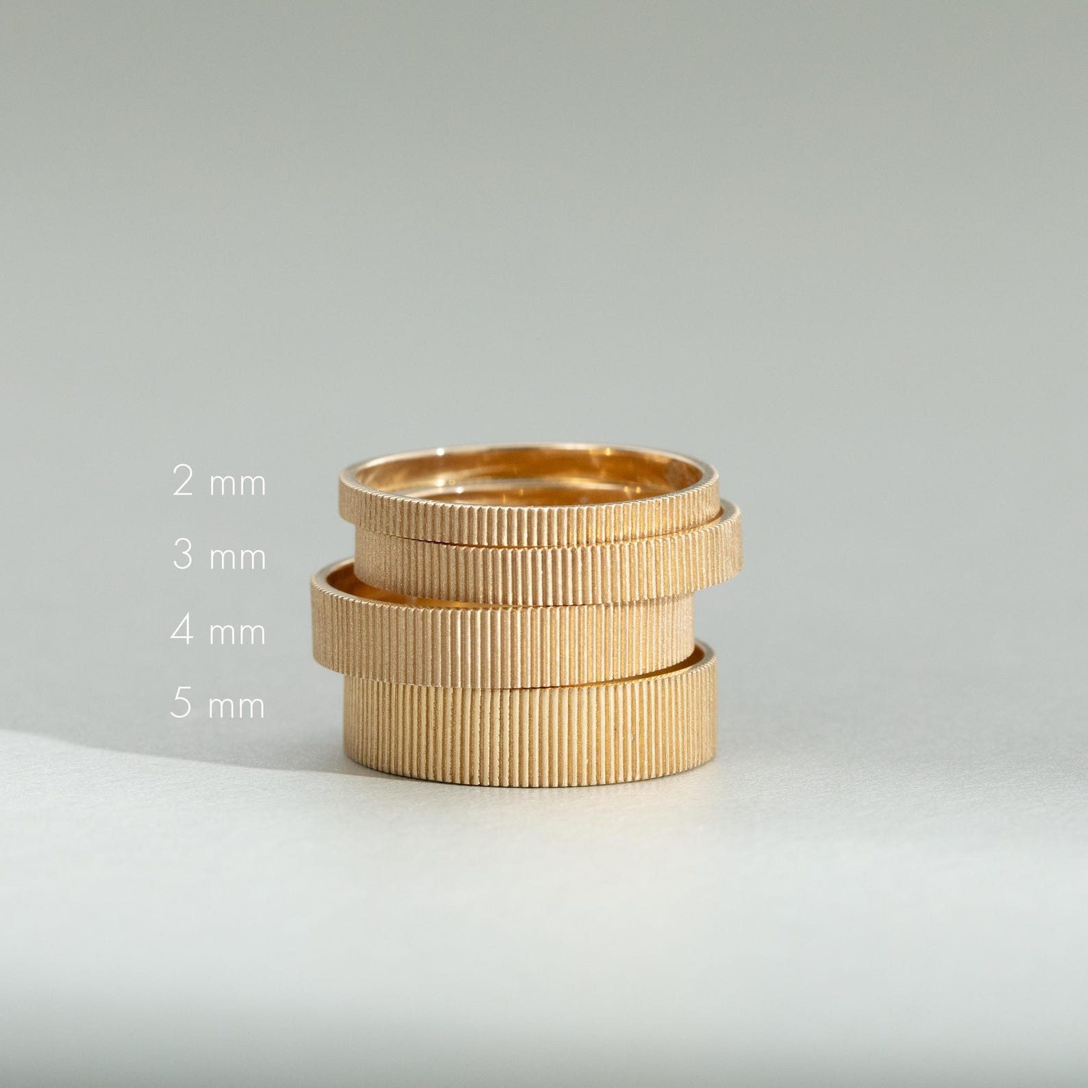 4 Mm Solid Gold Wedding Band, Textured Wedding Band, Unusual Ring ...