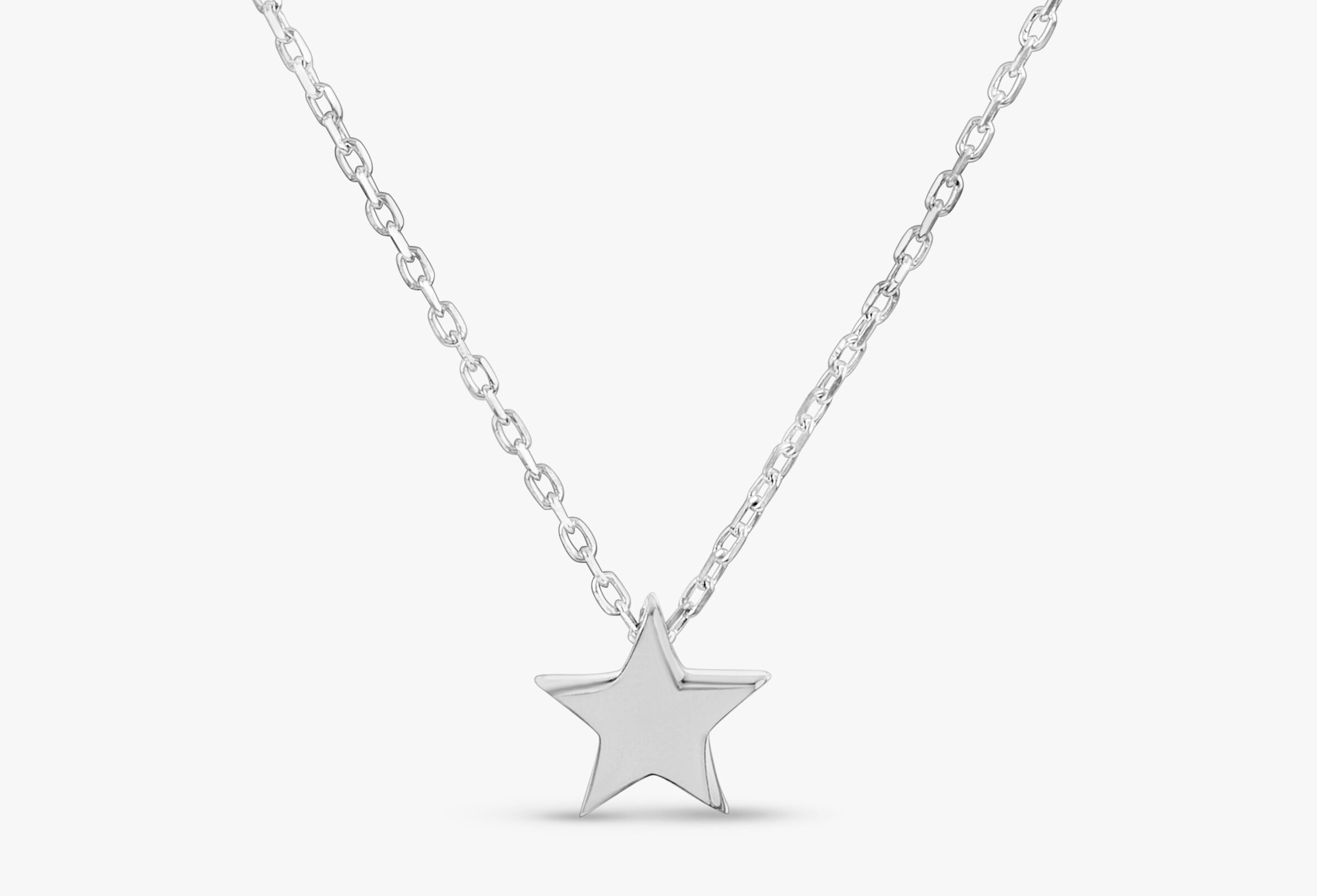 14k Gold Star Necklace Small Star Necklace in Gold Layering | Etsy