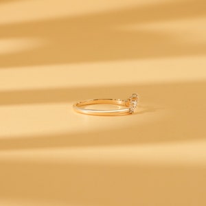 Diamond Nesting Ring, Altering Cluster Engagement Stack, 14k or 18k ...