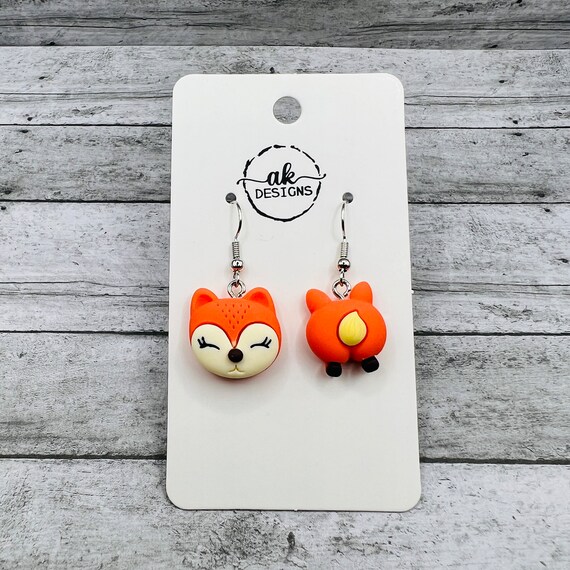 Hypoallergenic Kawaii Fox Mismatched Face and Butt Dangle - Etsy