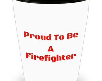 Funny Firefighter Shot Glass Gift for Rookie Firefighter - Etsy