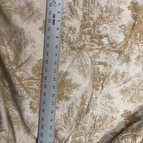 Toile Fabric - Etsy