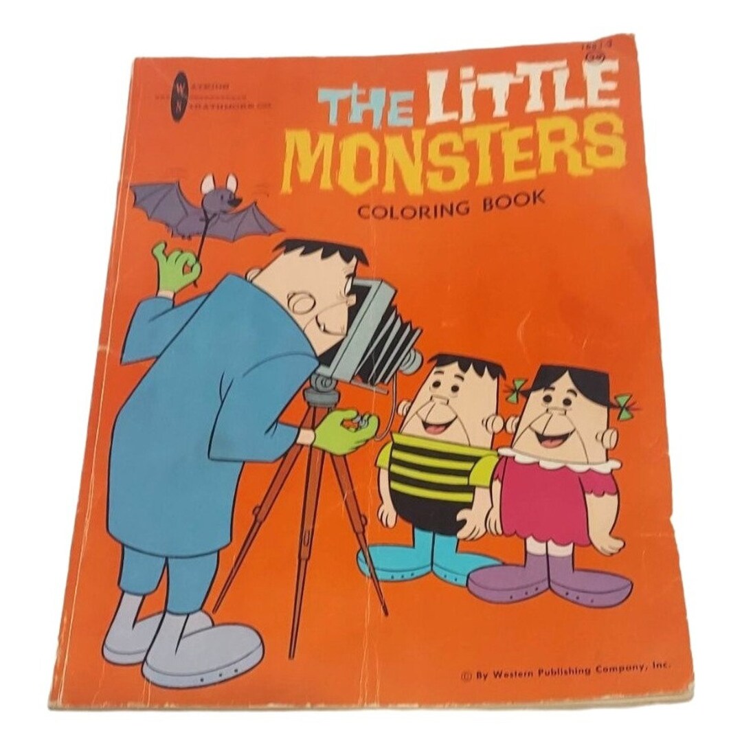 Vintage the Little Monsters Coloring Book Watkins-strathmore Comic ...
