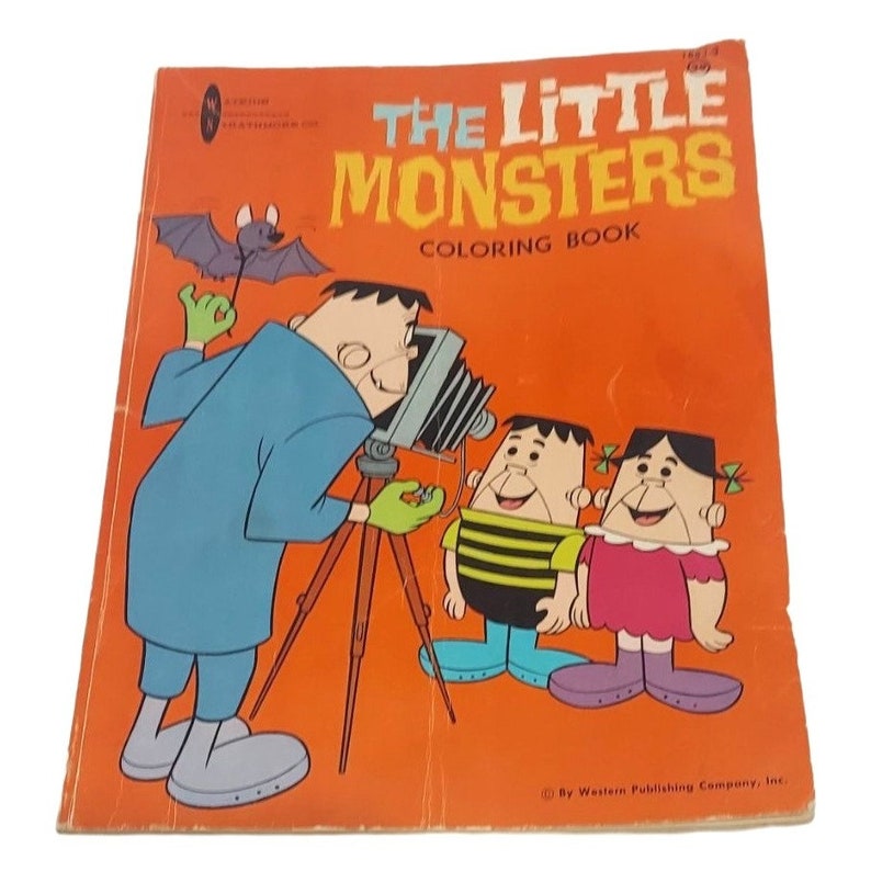 Vintage the Little Monsters Coloring Book Watkins-strathmore Comic ...