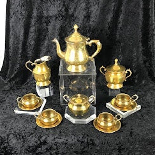 Gold Plated Tea Set - Etsy