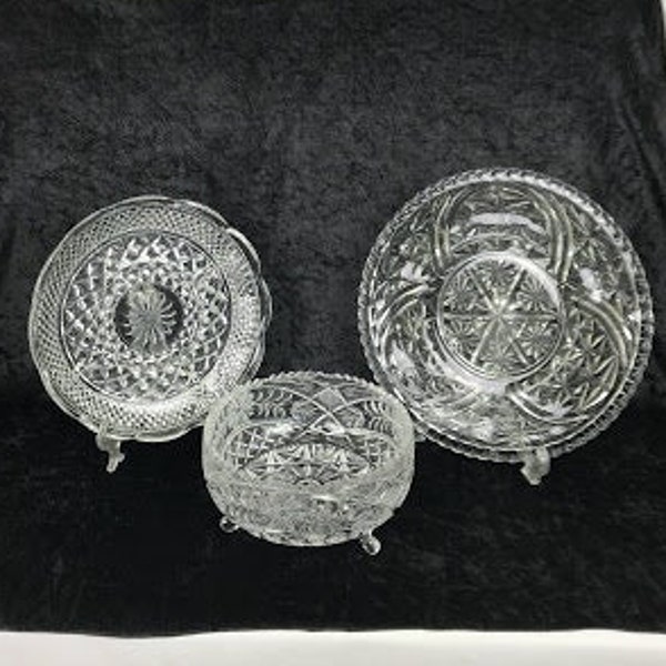 Crystal Serving Platter - Etsy