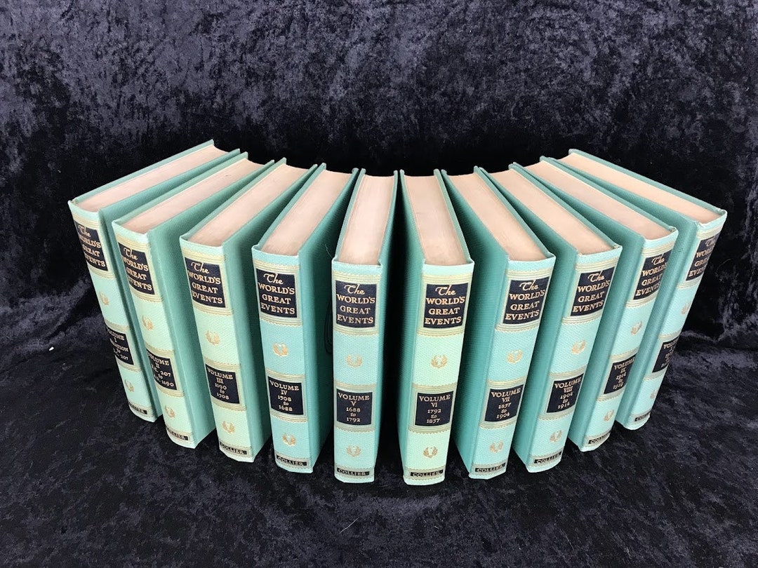 The World's Greatest Events Complete Book Series From the 1900's - Etsy