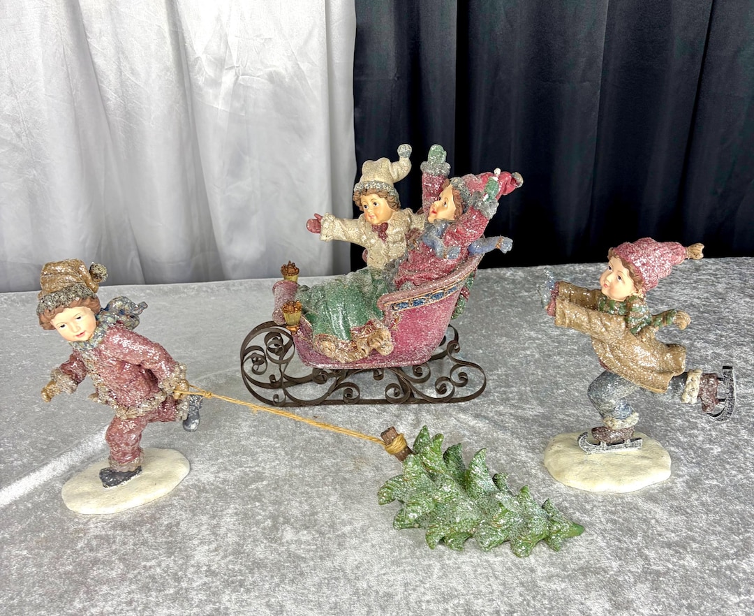 Winter Wonderland Sleigh Ride Seasonal Christmas Decor - Etsy