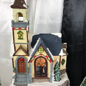 Victorian Christmas Village With Lights and Music, 30 Piece Wonderland ...