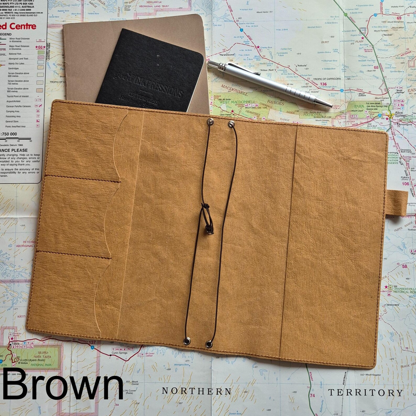 Travelers Notebook Cover, Handmade in Washable Paper, Fauxdori - Etsy