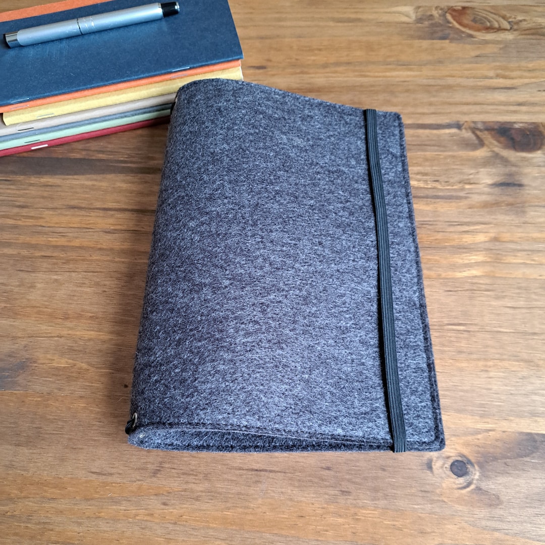 Minimalist Notebook Holder in Plant Felt and Washable Paper, Many Sizes ...
