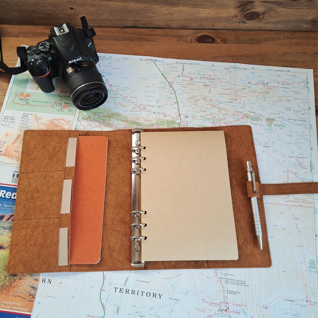 Handmade Ring Binder in Washable Paper, Vegan, Sizes A4, A5, A6 - Etsy