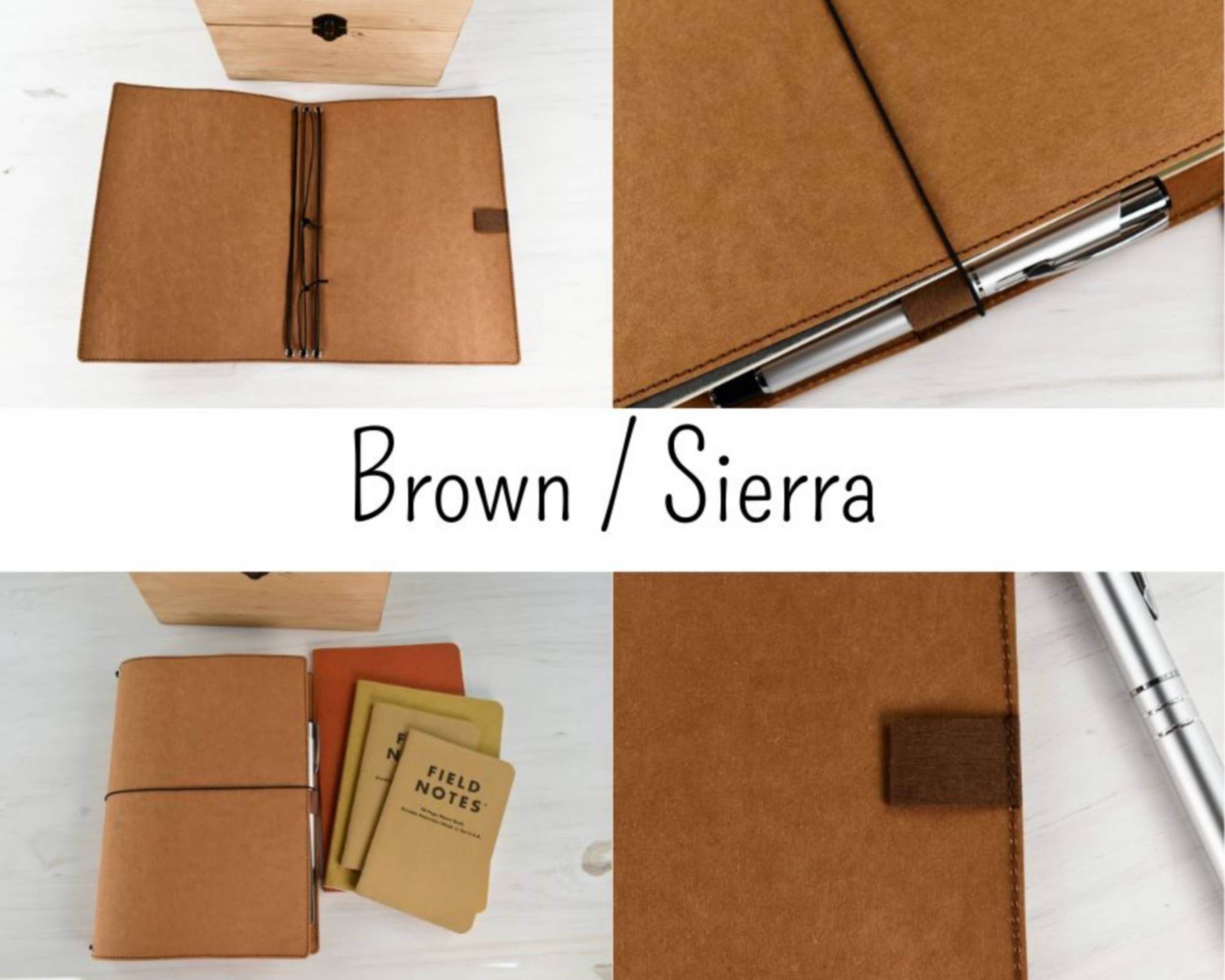 Handmade Travel Notebook Cover in Ecological Washable Paper - Etsy