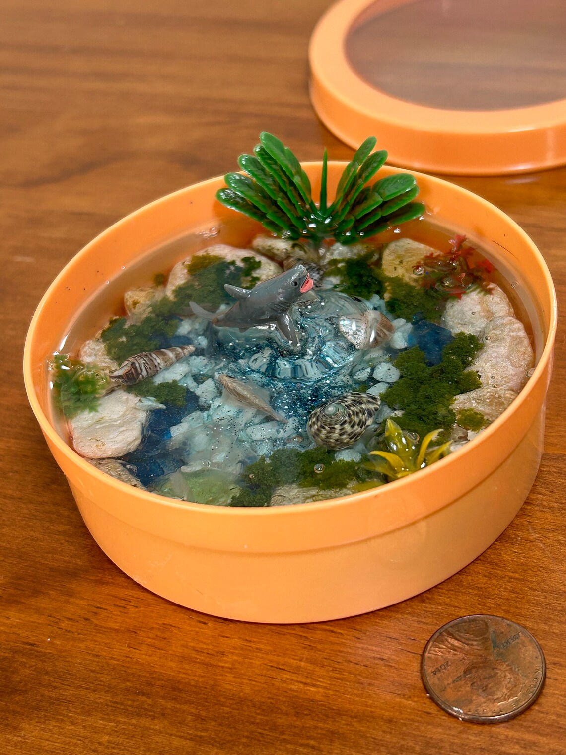 Miniature Shark Desktop Diorama - Etsy