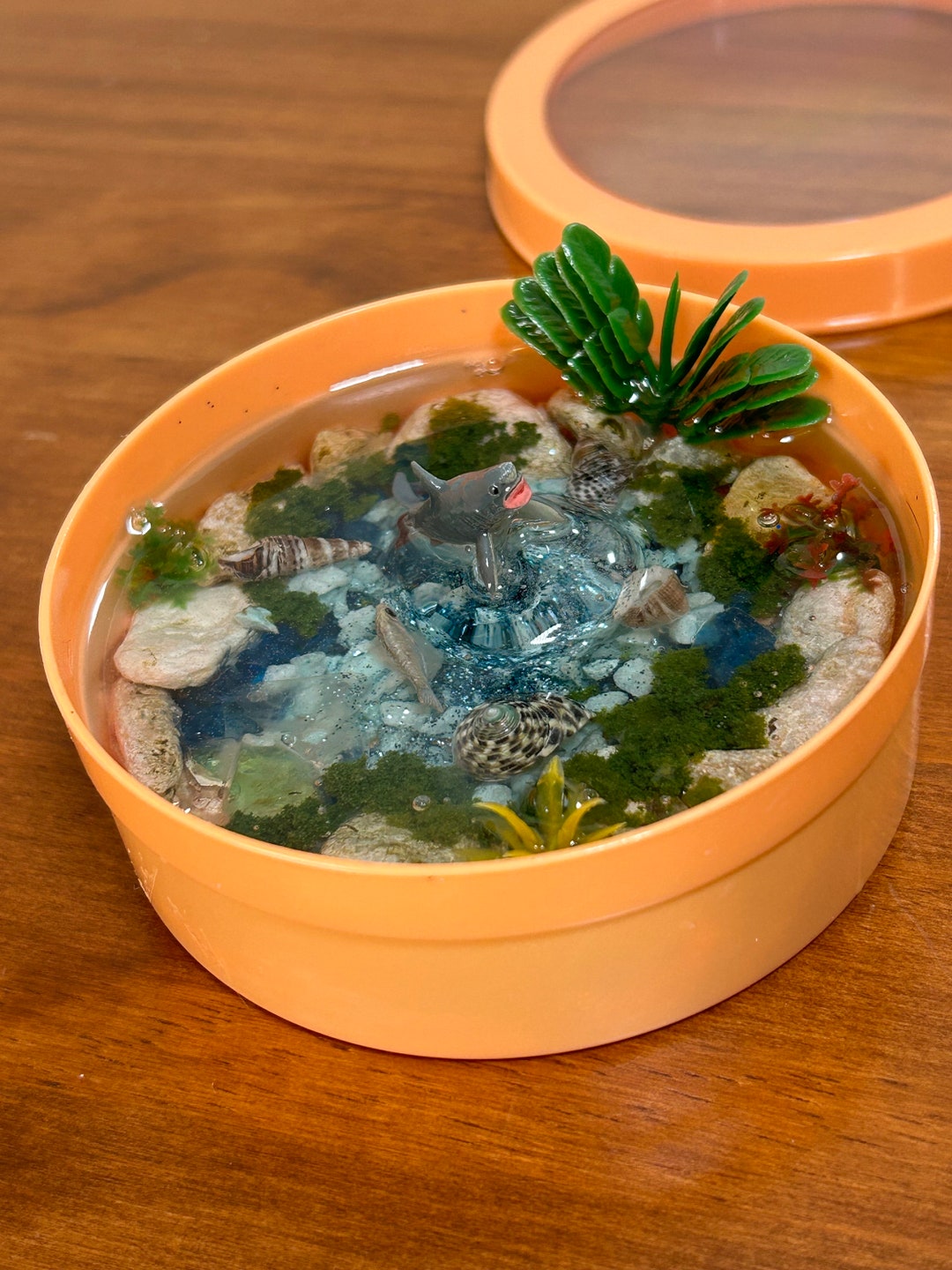 Miniature Shark Desktop Diorama - Etsy