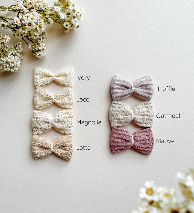 Petite Bows // Newborn Baby Bows, Baby Headbands, Newborn Headbands ...