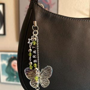 Brat Keychain Y2K Brat Summer Girly Keychains Dangle Keychain Phone ...