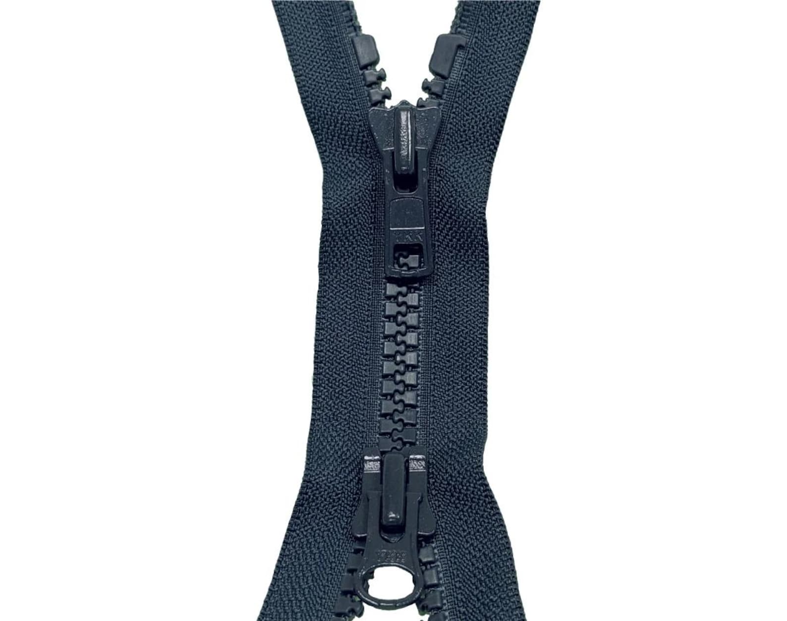 YKK Two-way Open End Vislon Heavy Duty Zips / Size 8 / Coat Zips ...