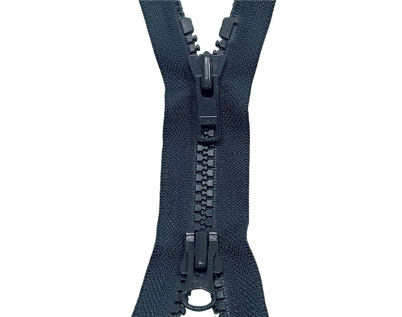 YKK Two-way Open End Vislon Heavy Duty Zips / Size 8 / Coat Zips ...