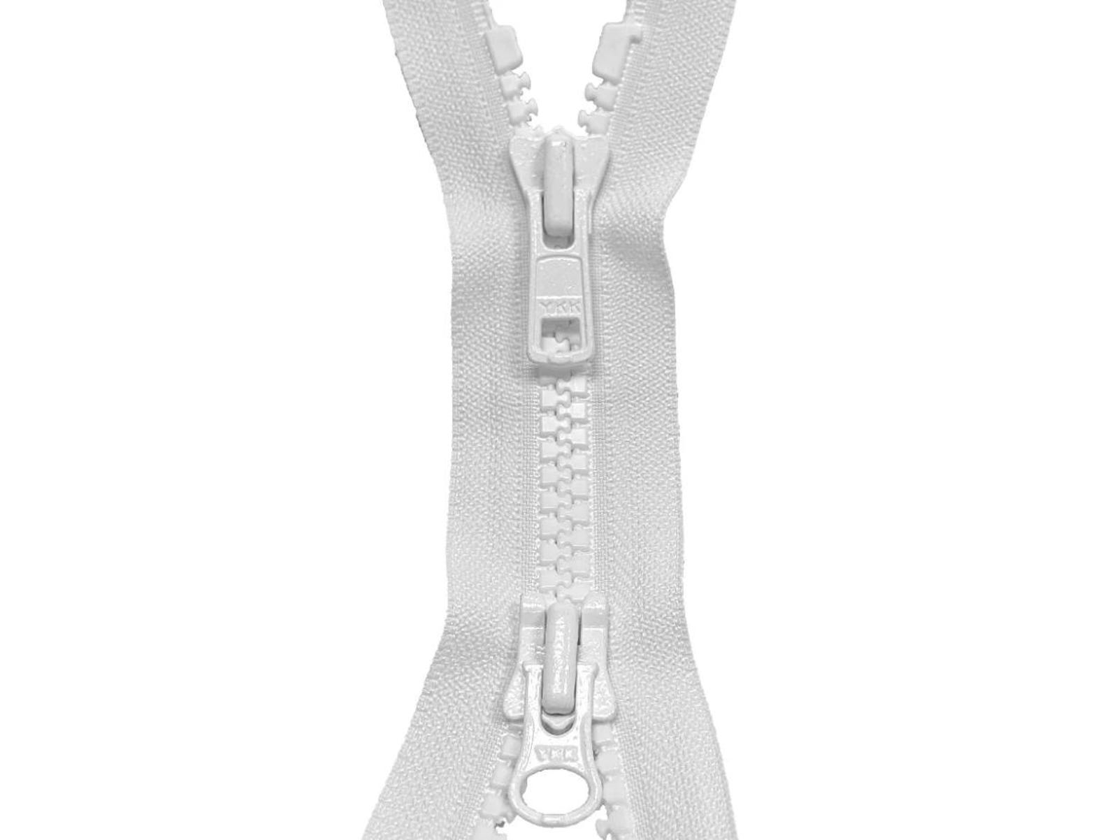 YKK Two-way Open End Vislon Heavy Duty Zips / Size 8 / Coat Zips ...