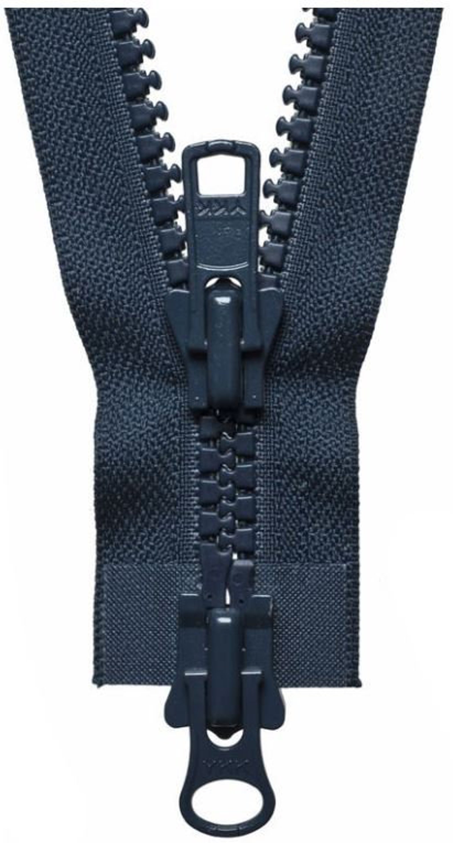 YKK Two-way Open End Vislon Heavy Duty Zips / Size 8 / Coat Zips ...