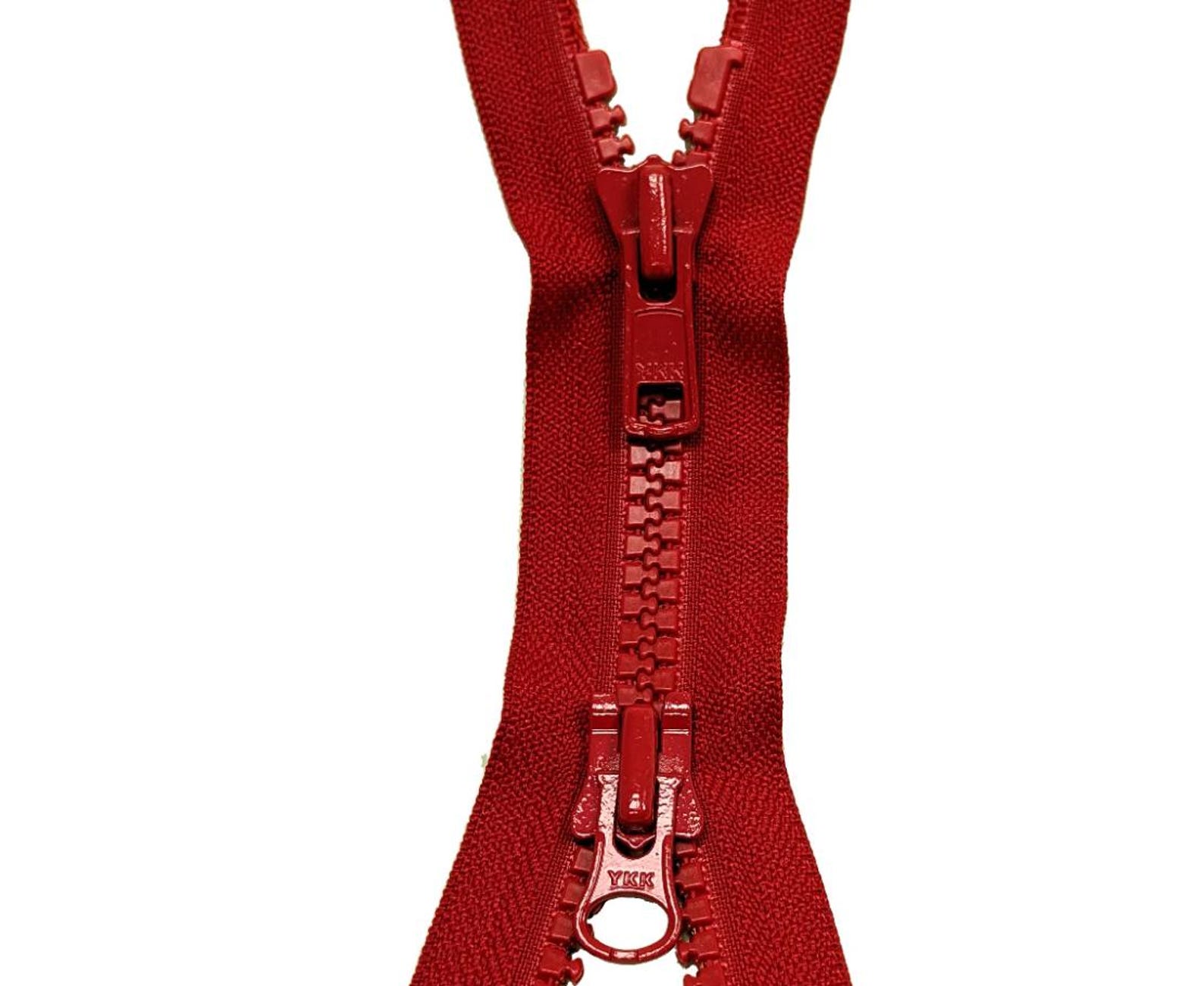 YKK Two-way Open End Vislon Heavy Duty Zips / Size 8 / Coat Zips ...