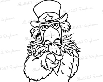 Sam the Eagle - Etsy