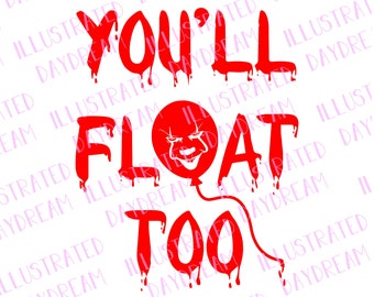 Youll Float Too Svg - Etsy