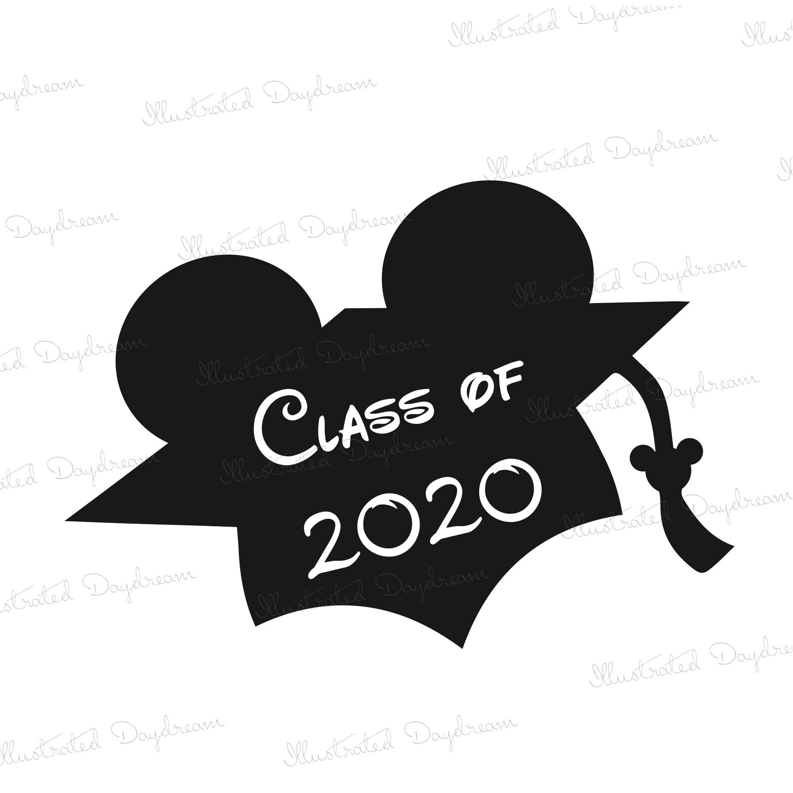 Mickey Mouse Graduation Bundle SVG PNG PDF Digital | Etsy