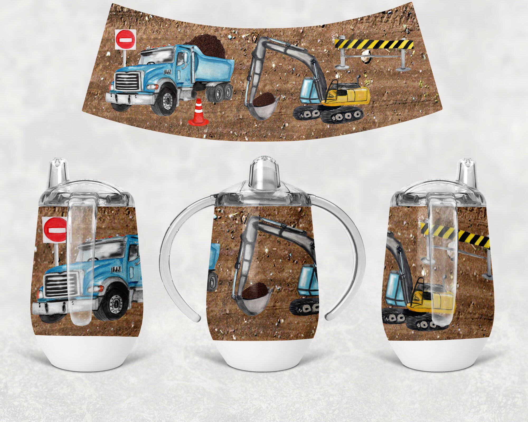 Sublimation Sippy Cup Construction Digital Design PNG Instant | Etsy ...