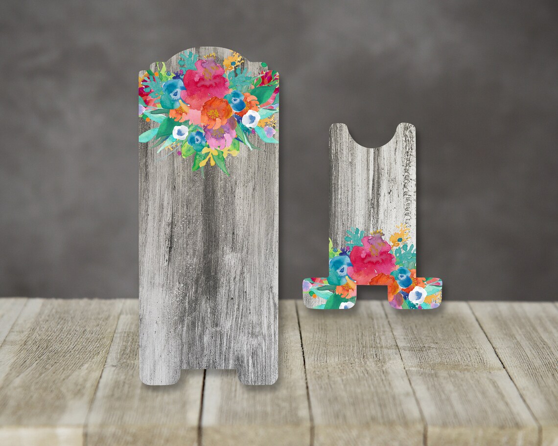 Sublimation Cell Phone Stand Holder Bright Floral Farmhouse - Etsy