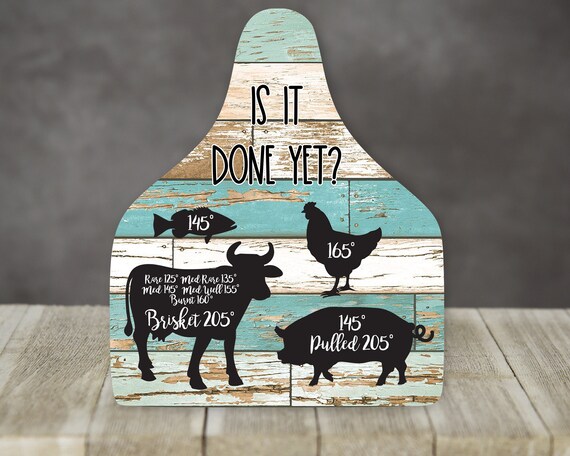 Cow Tag Sublimation Design Cattle is It Done yet Farm Cow - Etsy
