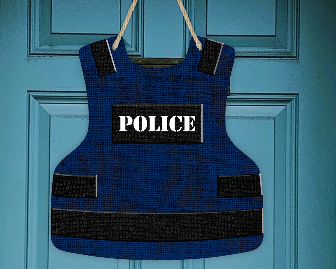 Vest Door Hanger Police Vest Sublimation Design for Vest Sublimation ...