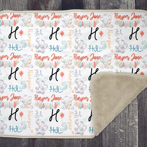 Baby Blanket Sublimation Template PNG and Photoshop Smart - Etsy