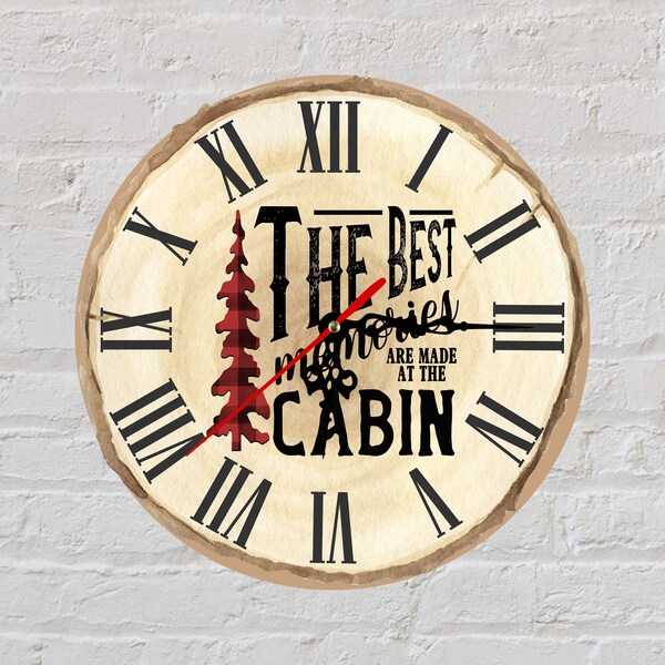 Cabin Clock - Etsy
