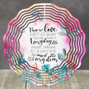 Wind Spinner Sublimation Designs Dragonfly Quote Add Name - Etsy