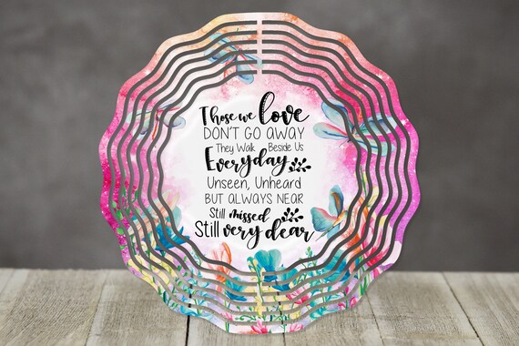 Wind Spinner Sublimation Designs Dragonfly Quote Add Name - Etsy