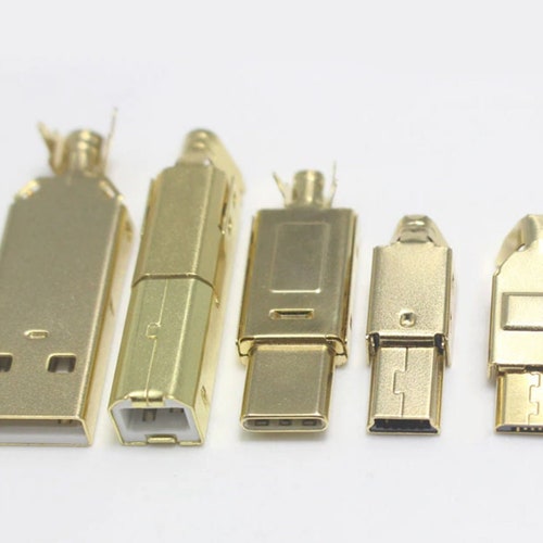Gold Plated USB Connectors | Etsy
