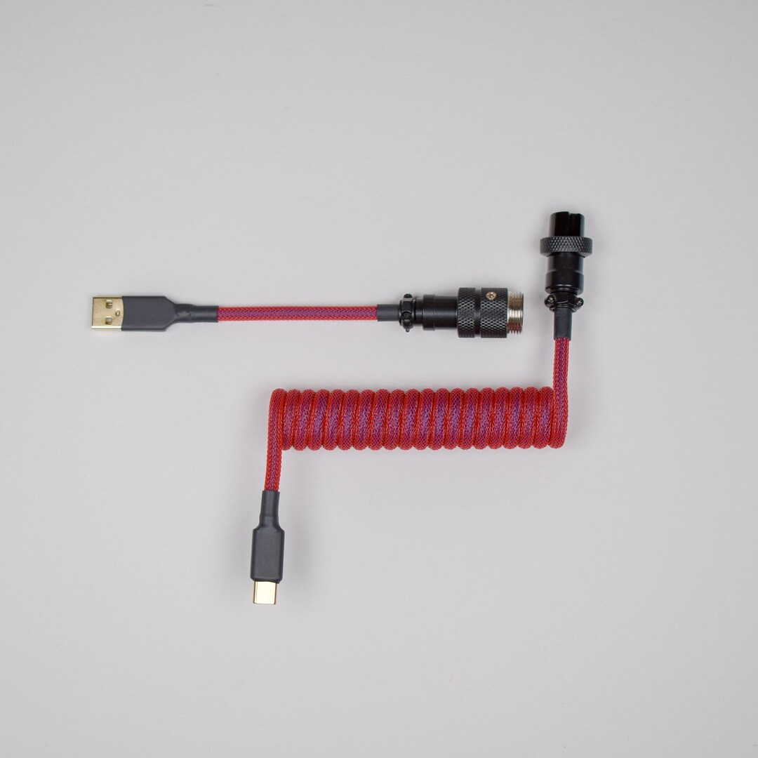 Custom Coiled Mechanical Keyboard Cable - Etsy