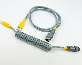Coiled Keyboard Cable Micro Usb - Etsy